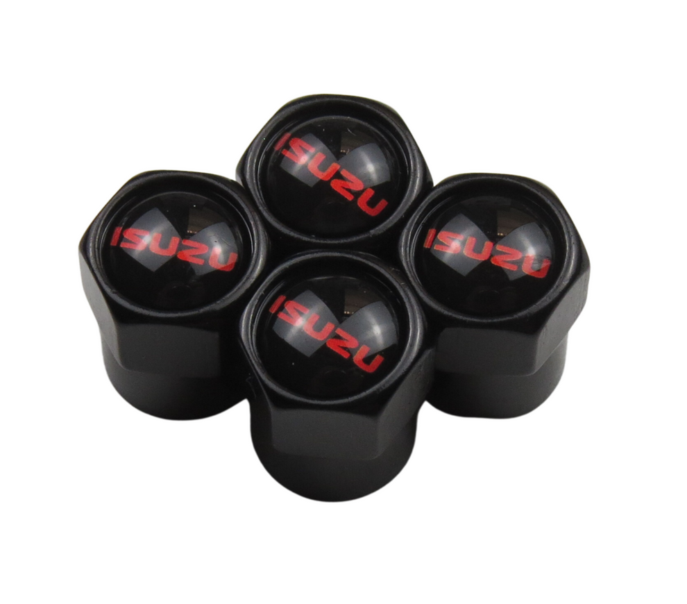 Isuzu Valve Caps - Black – My Car Hobby Shop
